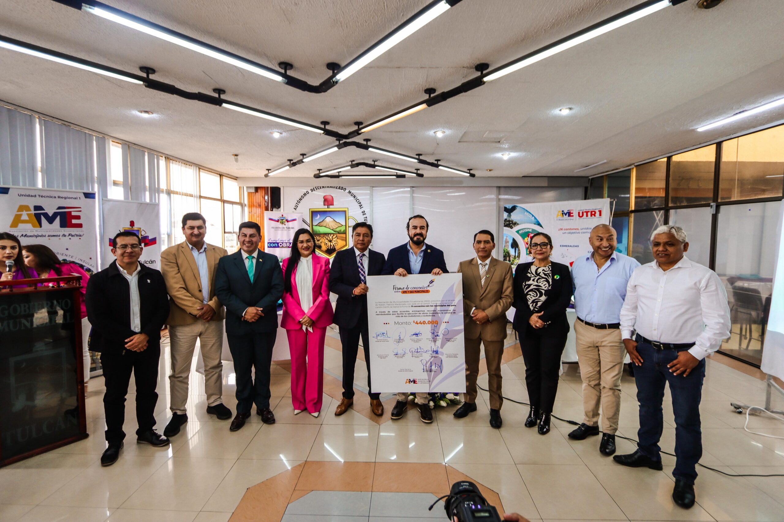 AME FIRMA CONVENIOS POR MÁS DE 400 MIL DÓLARES POR EL DESARROLLO ...